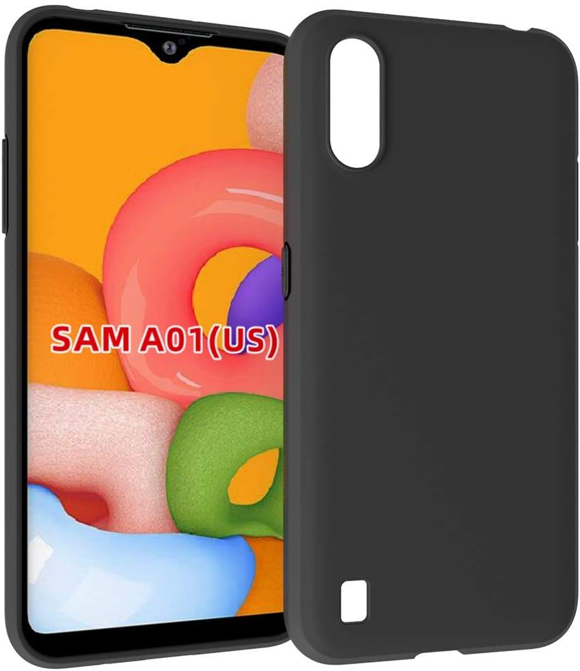 QWYJ for Samsung A01 Funda Protectora de TPU Suave Ultrafina Matte ...