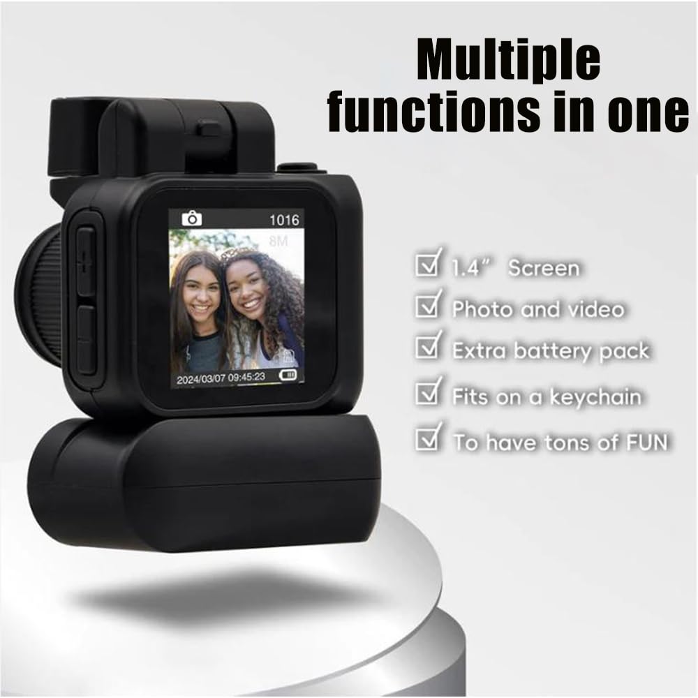 2025 New 64g Retroscope Mini Camera, Gen.2 Mini Retro Keychain Camera ...