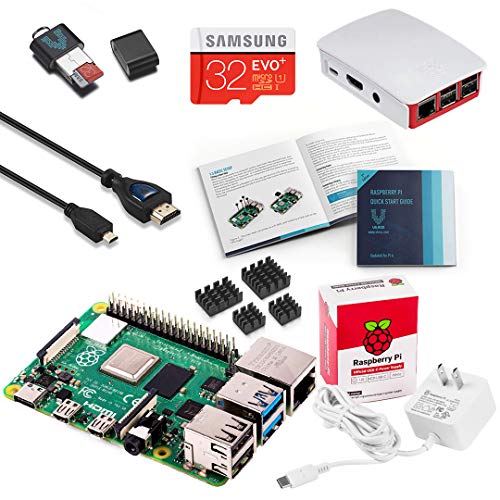 Vilros Raspberry Pi 4 2GB Complete Starter Kit with Official Case (Red ...