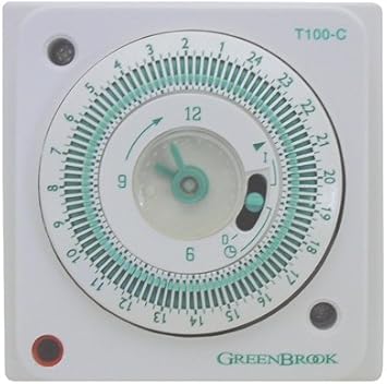 T100-C 24 Hour Mechanical Socket Box Timer by Greenbrook: Amazon.co.uk ...