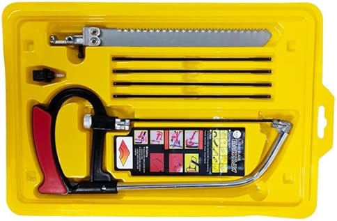 Universal hand saw kit Tool box of Multi Hacksaw Blade set, 15cm Length ...
