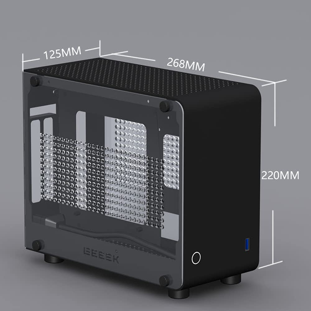 Mua GEEEK Mini Sfx ITX Clear Acrylic G1-SE A4 Computer Case (C2 Black Computer Case) trên Amazon ...