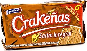Amazon.com : Colombina Crakenas Saltin Integral, 6.8 Ounce (Pack of 12 ...
