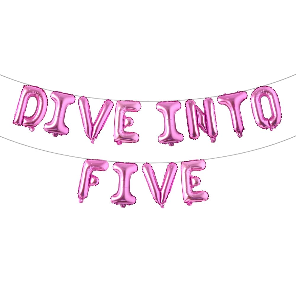 Dive Into Five Birthday Decorations, Ocean Theme Birthday Party Decorations Boys Girls Under The ...