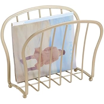 Amazon.com: InterDesign York Lyra Free Standing Bathroom or Shower ...