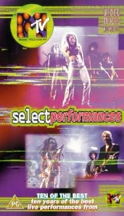 MTV Video Music Awards: Select Performances [VHS]: Various: Amazon.co ...