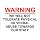 We Will Not Tolerate Abuse Towards Our Staff, Shop Warning, Safety Sign ...