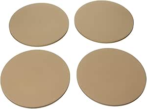 Amazon.com: Pizzacraft 8" Round Ceramic Mini Baking/Pizza Stones, Set ...