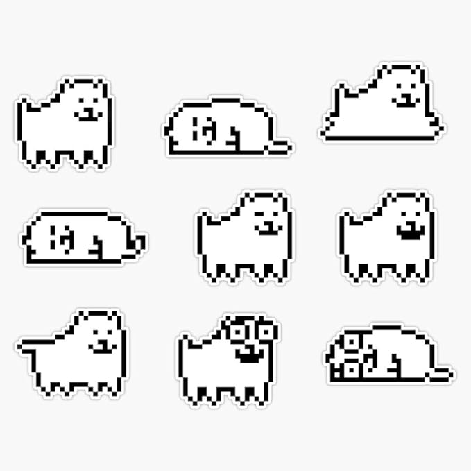 Amazon.com: Annoying Dog Undertale Hq Vinyl Waterproof Sticker Decal ...
