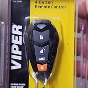 Amazon.com: Viper Remote Replacement 7145V - 1 Way 4 Button 1/4 Mile ...