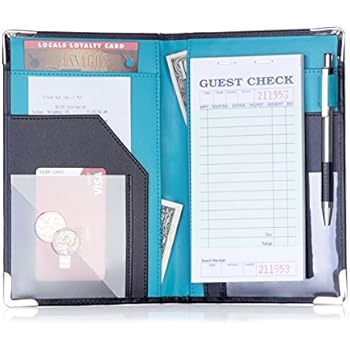 Amazon.com: Server Book for Waitress | Waitress book that fits in ...