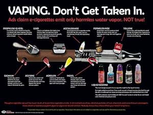 Amazon.com: Vaping: Don't Get Taken In, Laminated Poster: Health ...