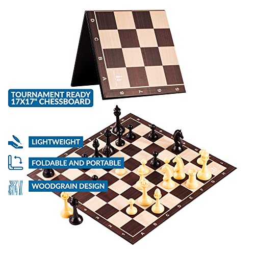 17 Inch Ecliptic Style Themed Chess Set Board Game - Travel Chess Set ...