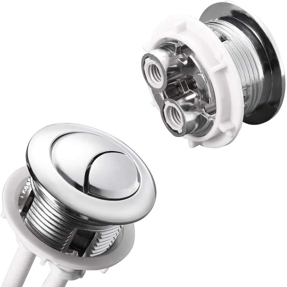 Toilet Flushing Button, 2 Pieces Dual Push Button Toilet Flushing ...