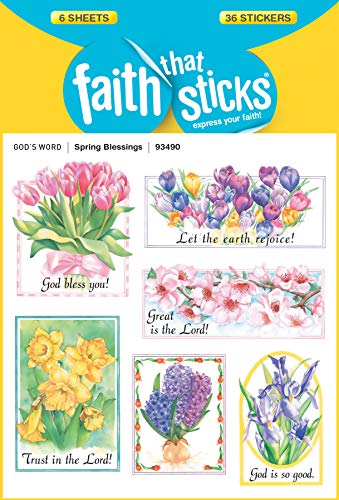 Amazon - Spring Blessings (Faith That Sticks Stickers): Tyndale ...