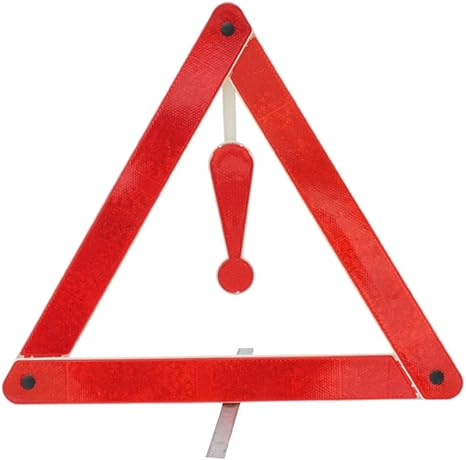 SYN Warndreieck, faltbar, tragbar, Notfall-Dreieck, Warnschilder fürs ...
