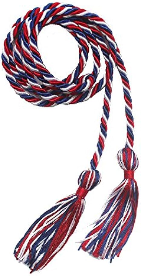 Amazon.com: Annhiengrad Three-color Graduation Honor Cords (Red,White ...