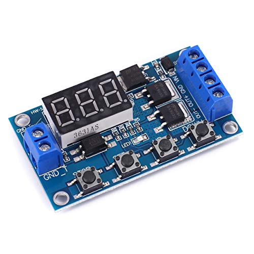 Teyleten Robot Trigger Cycle Timer Delay Switch Circuit Dual MOS Tube ...