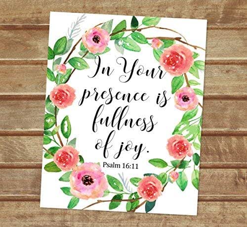 Amazon.com: In Your Presence Is Fullness Of Joy, Psalm 16:11 ...