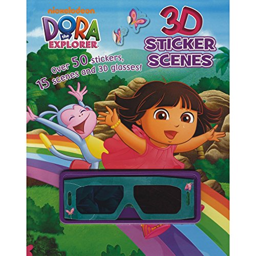 Dora the Explorer 3D Sticker Scenes: Over 60 stickers, 15 scenes and 3D ...