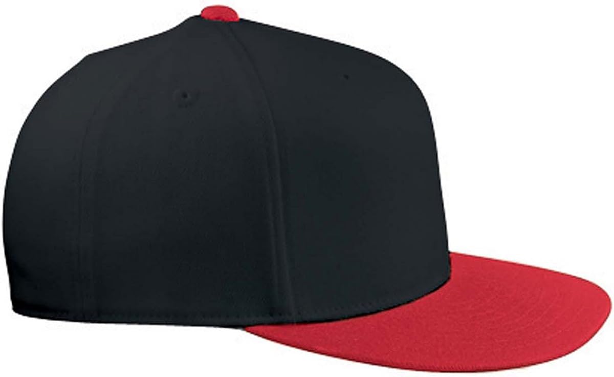 Flexfit Original Blank Flatbill Premium Fitted 210 Hat Cap Flex Fit ...