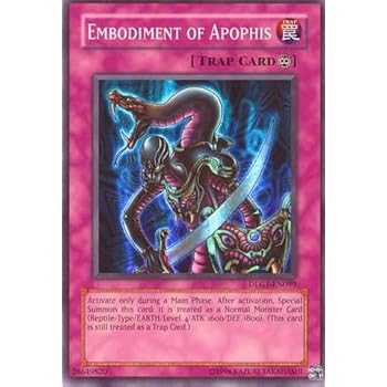 Amazon.com: Yu-Gi-Oh! - Embodiment of Apophis (DLG1-EN099) - Dark ...
