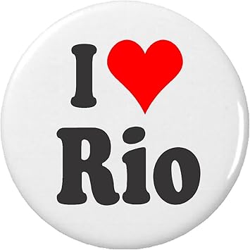 Amazon.com: I Love Rio MAGNET de Janeiro Brazil Brasil: Kitchen & Dining