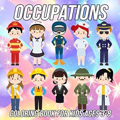 Buy Occupations Coloring Book for Kids Ages 3-8: Cute Learning Coloring ...