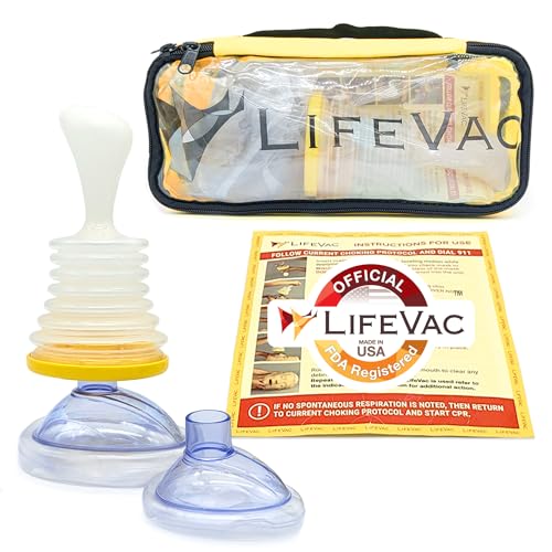 LifeVac Yellow Travel Kit - Portable Suction Rescue Device, First Aid ...