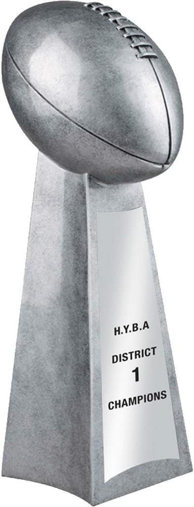 Amazon.com : Customizable Championship Football Trophy with Engraving ...