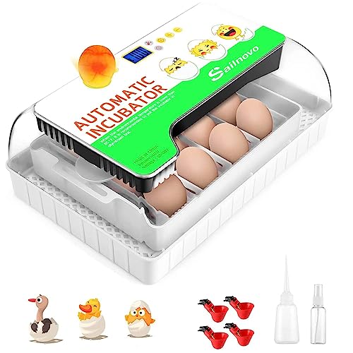 Egg Incubator, Automatic Digital Poultry Hatching Machine with Auto Egg ...