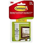 Command Medium Picture Hanging Strips, 3-Strip, 3-PACK - Amazon.com