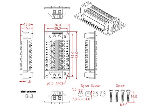 16Amp AC/DC 2x12 Position Terminal Block Distribution Module | Pricepulse