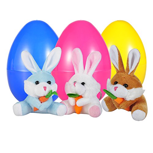 Reusable Easter Eggs Filled with Rabbits, Easter Bunny