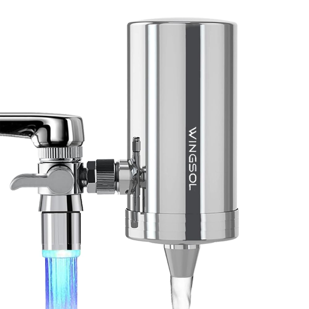 Mua Stainless-Steel 360°Rotating Sink Water Filter with Temperature ...