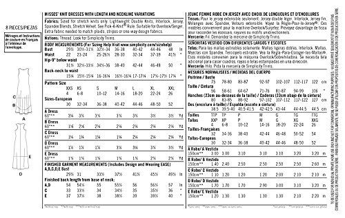 Hobby creativi Simplicity 7754.A Cartamodello per abito da donna Casa e ...