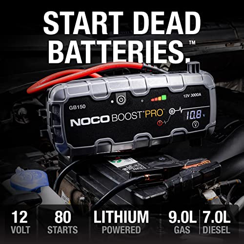 NOCO Boost Pro GB150 3000A UltraSafe Car Battery Jump Starter, 12V ...