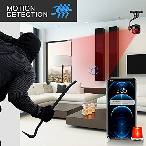 Hidden Camera,4k Spy Cameras for Home Surveillance with Night Vision ...