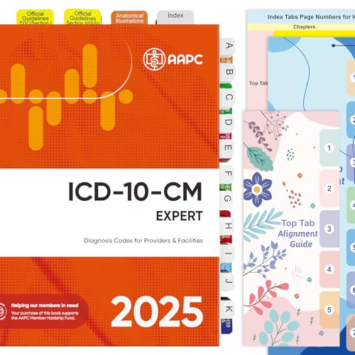 Mua Index Tabs for ICD-10-CM 2025 AAPC Version, Complete Book Tabs Set ...