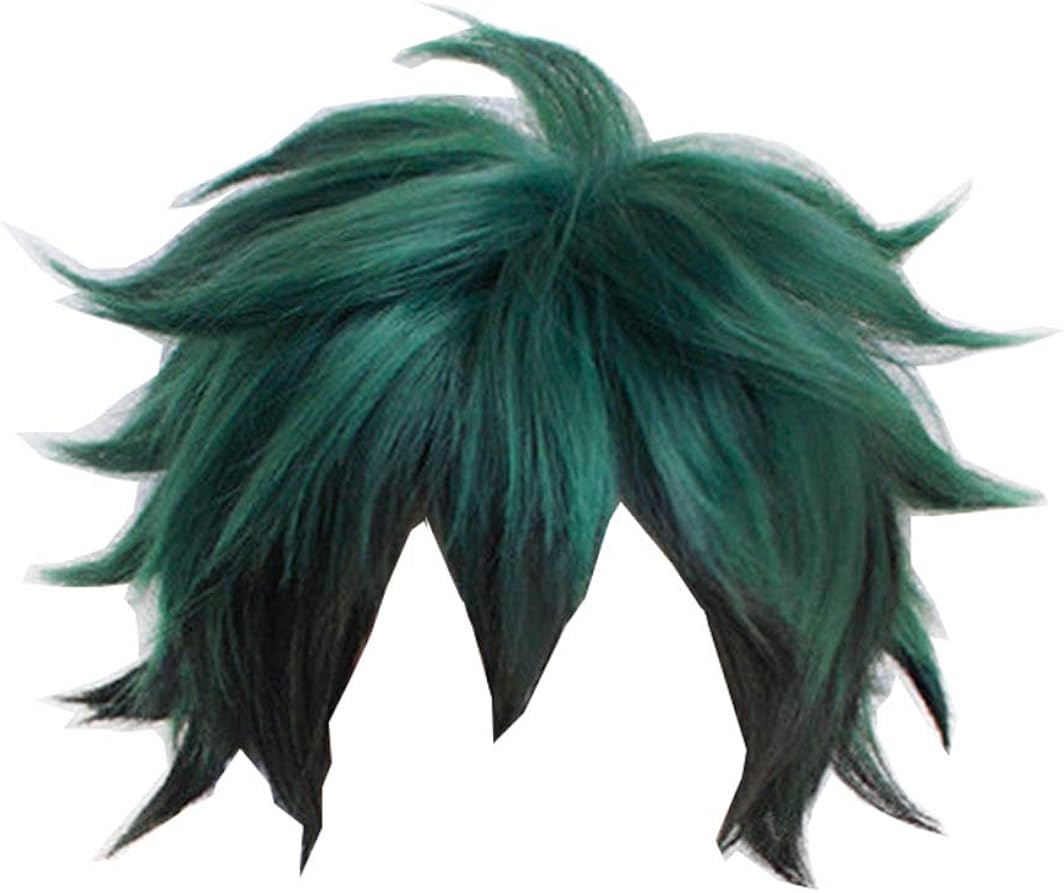 Amazon.com: WeizhaonanCos My Hero Academia Izuku Midoriya Wig Green and ...