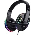 Amazon.com: GAMEPRO LED Gaming Headphones, Noise Isolating in Line Mic ...