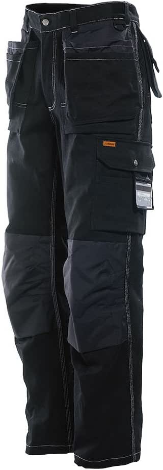 Amazon.com: JOBMAN Workwear Men's Ultimate Heavy Duty Workpants Black ...