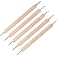 Amazon.com: 5 Pcs Embossing Stylus Set with Different Size Wooden Ball ...