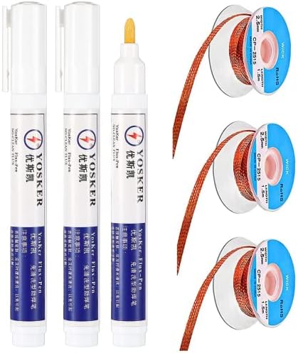 سعر No Clean Soldering Pen and Solder Remover Wick, 0.1 Inch Wide and ...