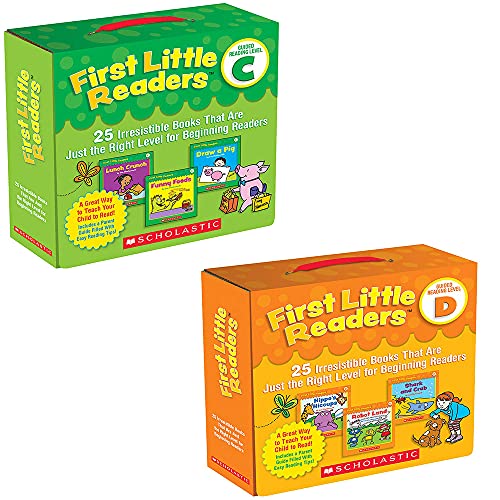 First Little Readers Parent Pack: Guided Reading Level C & Level D : 25 ...