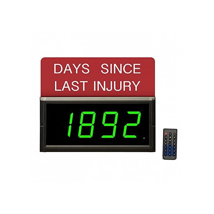 Days Since Last Injury Sign at Hugo Carter blog