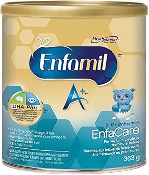 Enfamil A+ EnfaCare Infant Formula, Powder, 363g: Amazon.ca: Health ...