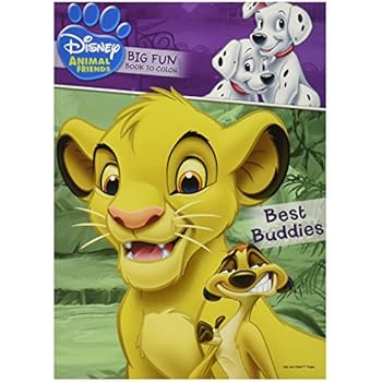 Amazon.com: Disney Animal Friends ~ Big Fun Book to Color ~ Puppy Love ...