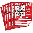 Pet Alert Safety Fire Rescue Sticker - 5"x 4" (6 Pack) - Save Our Pets ...