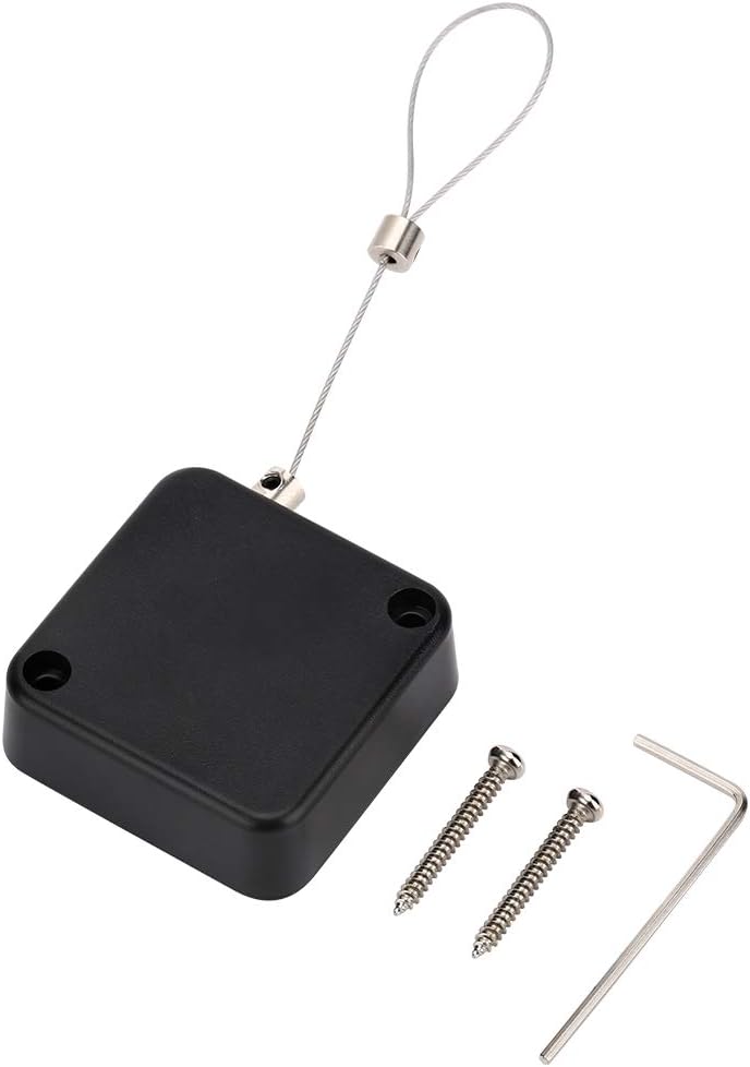 Amazon.com: Loradar Retractable Cable Lock with Cable Tethers ...